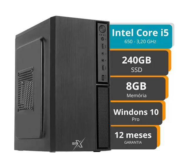 Computador brx - corp intel core i5 650, 8gb, ssd 240gb windows 10 pro ...