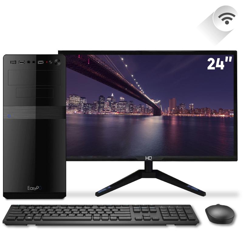 Computador com Monitor 24" Full HD 2ms Intel Core i7 8GB HD 1TB HDMI ...