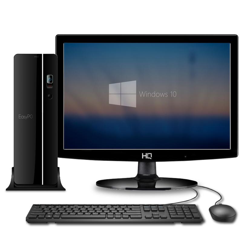 Computador Compacto com Monitor LED Intel Core i7 SSD 60GB HD 500GB 4GB ...