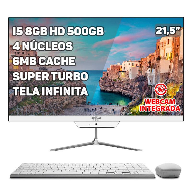 Computador Completo All In One Intel Core i5 21,5" 4GB HD 500GB 4 ...
