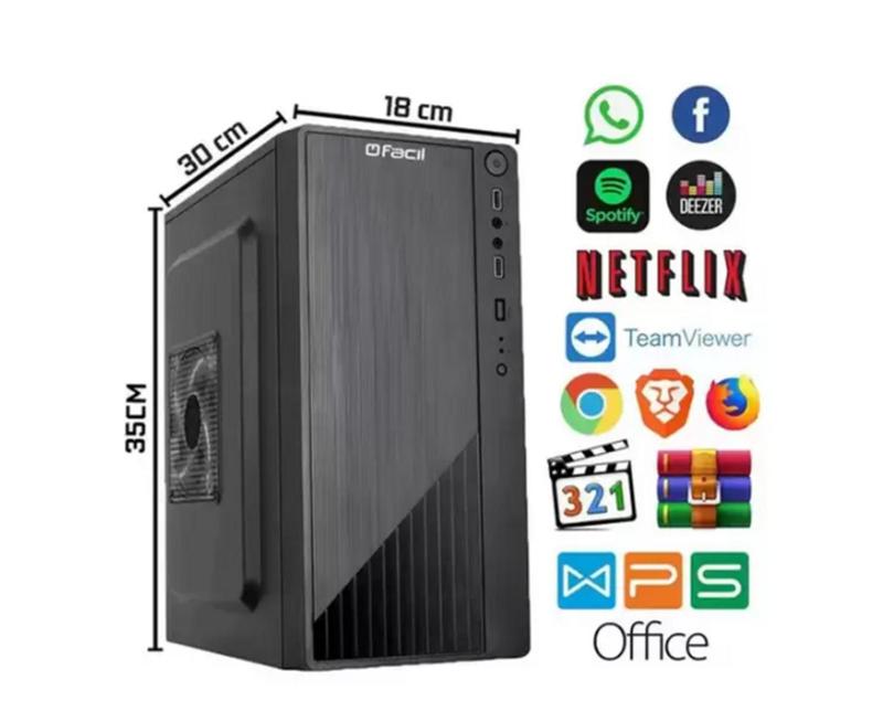 Computador Desktop Trabalho Intel Core I5, Memória 4GB, SSD 120GB ...