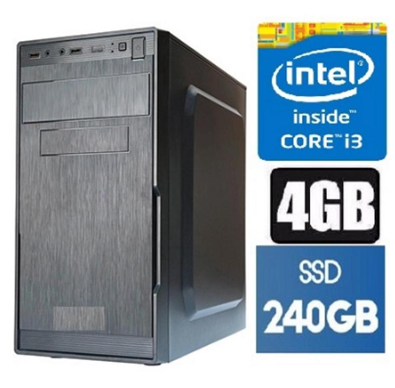Computador Para Escritório Core I3, 4GB, SSD 240GB Windows 10 - Intel ...