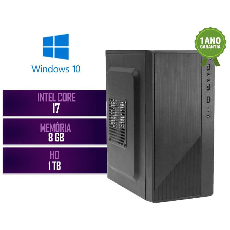 Computador Pc Cpu Completo Intel Core I7 8gb 1tb Dvd Bestcorp - BESTPC ...