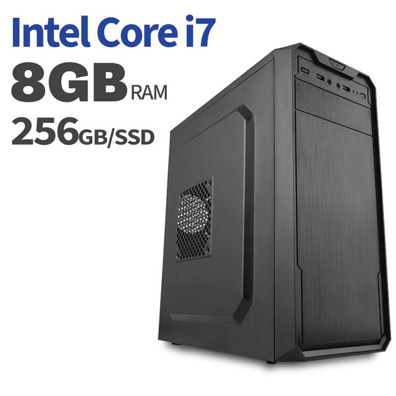 Computador Pc Intel Core i7 8GB SSD 256GB Cpu Hdmi Desktop - Speed Tech - CPU - Magazine Luiza
