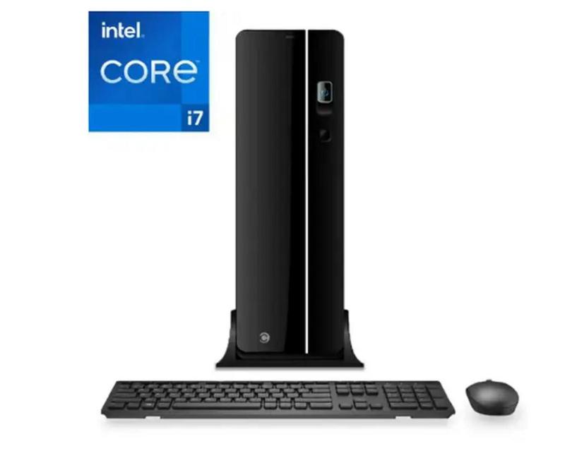 Computador Slim Intel Core i7 16GB SSD 480GB Wifi mouse e teclado sem ...