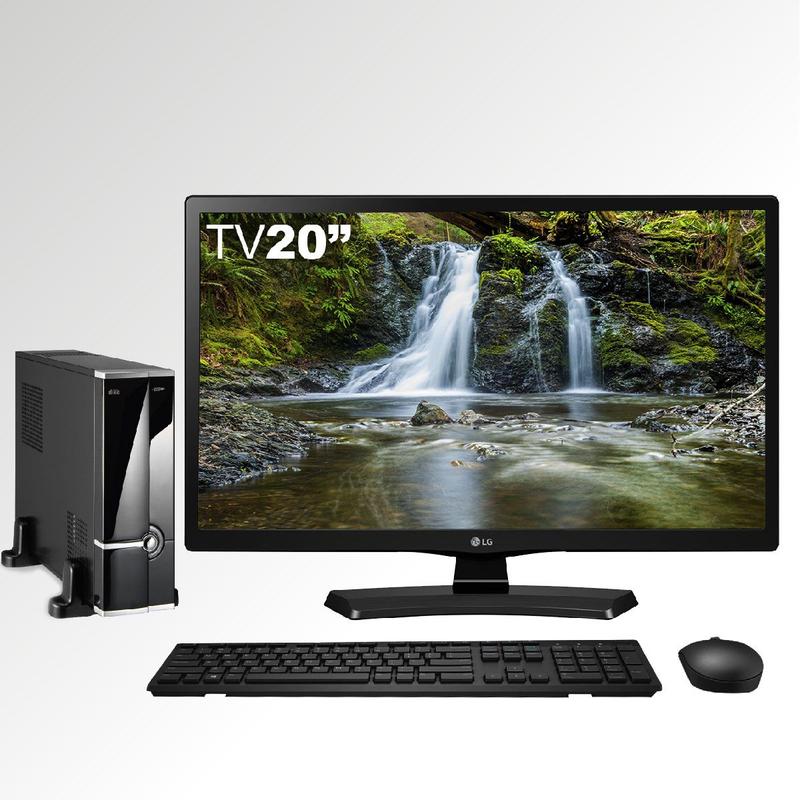 Computador TVPC com TV Monitor LED LG 20MT49DF-PS Intel Core I3 4GB 1TB Wifi EasyPC - EASYPC ...