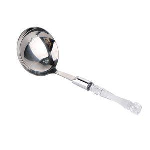 Concha Para Sopa Inox com Cabo de Plástico Cristal 19,5 cm- Lyor ...