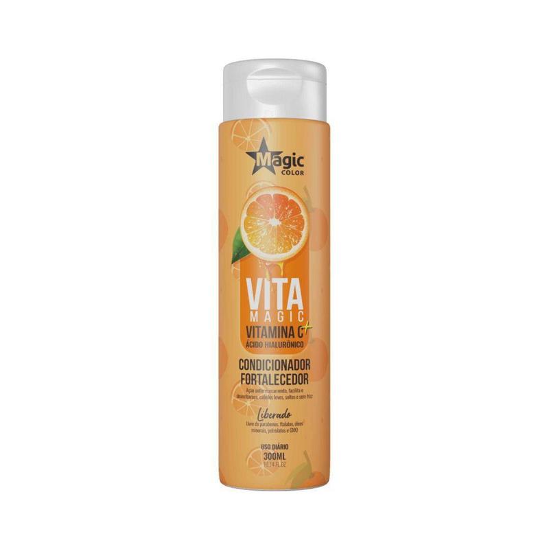 Condicionador Fortalecedor Vita Magic Vitamina C + Ácido Hialurônico ...
