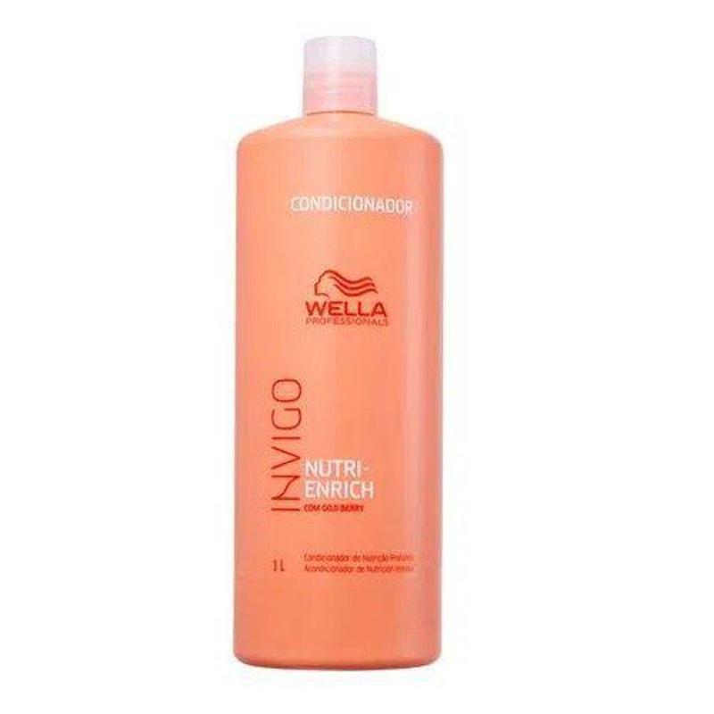 Condicionador Invigo Nutri Enrich Wella 1 Litro - Condicionador Profissional - Magazine Luiza
