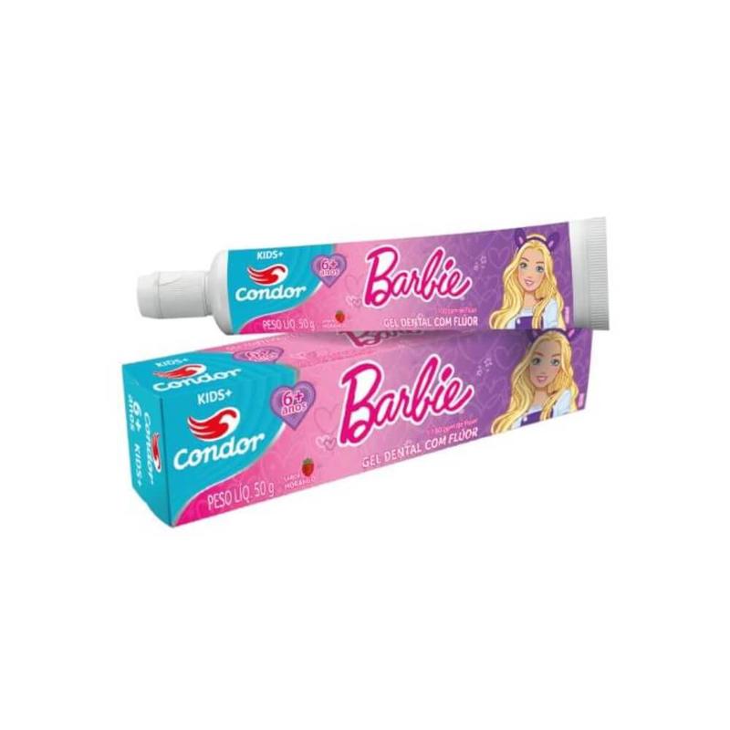 Condor Baby Barbie Acima 6 Anos Gel Dental C/ Flúor 50g - Creme e Gel ...