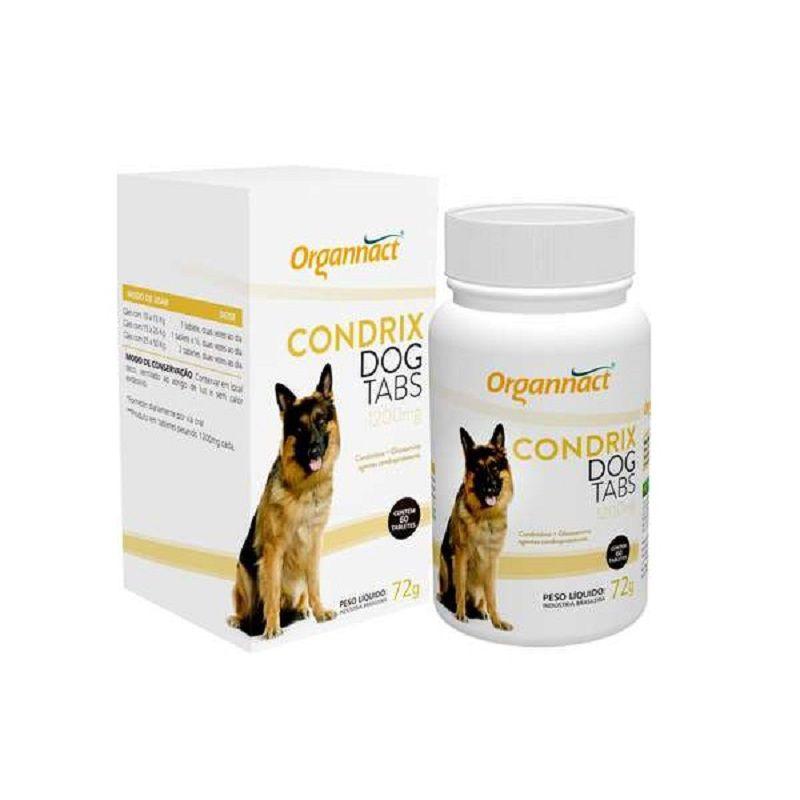 Condrix Dog Tabs 1200 mg - 60 tabletes - Organnact - Suplemento para ...