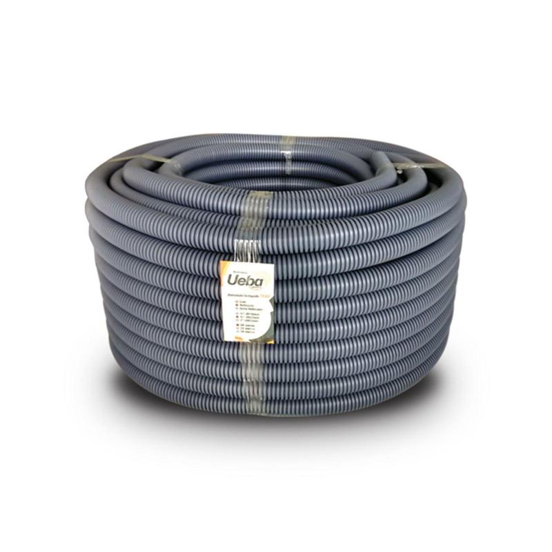 Conduite corrugado cinza 3/4" 25mm rolo 50mts PEAD Economico - UEBA ...