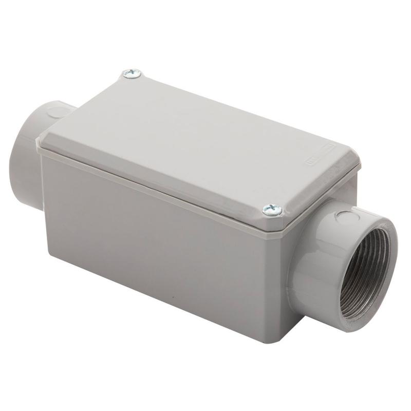 Condulete Fixo 1.1/4" Tipo C Tramontina com Tampa com Rosca BSP e com ...