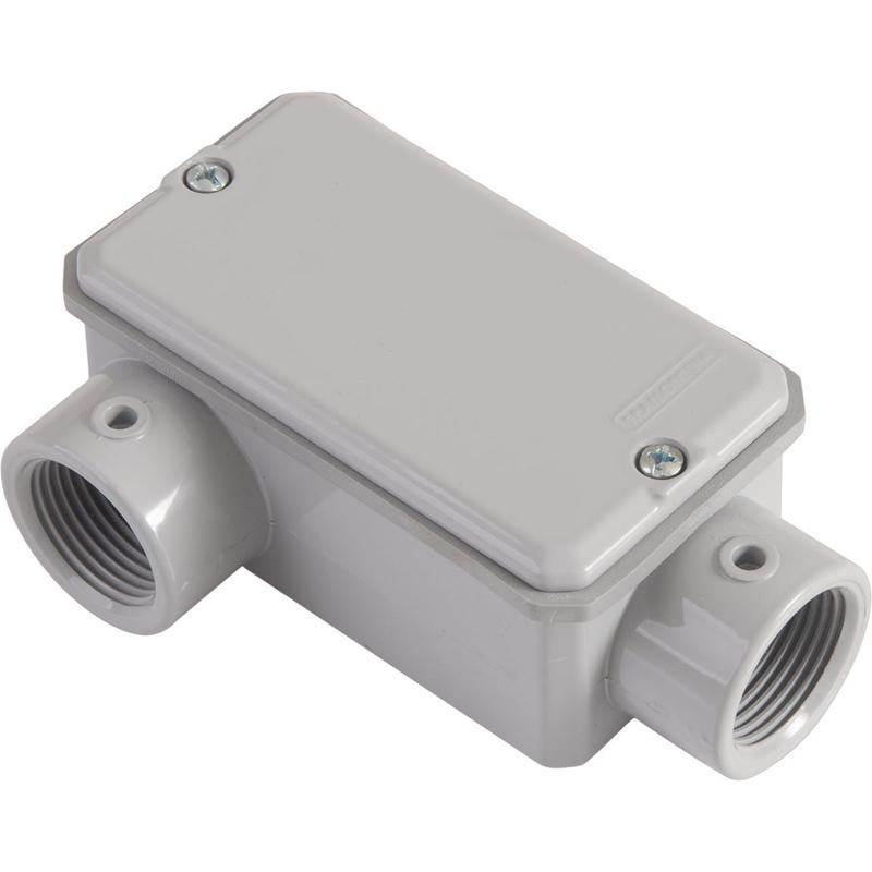 Condulete Fixo 1/2" Tipo LR Tramontina com Tampa com Rosca NPT e com ...