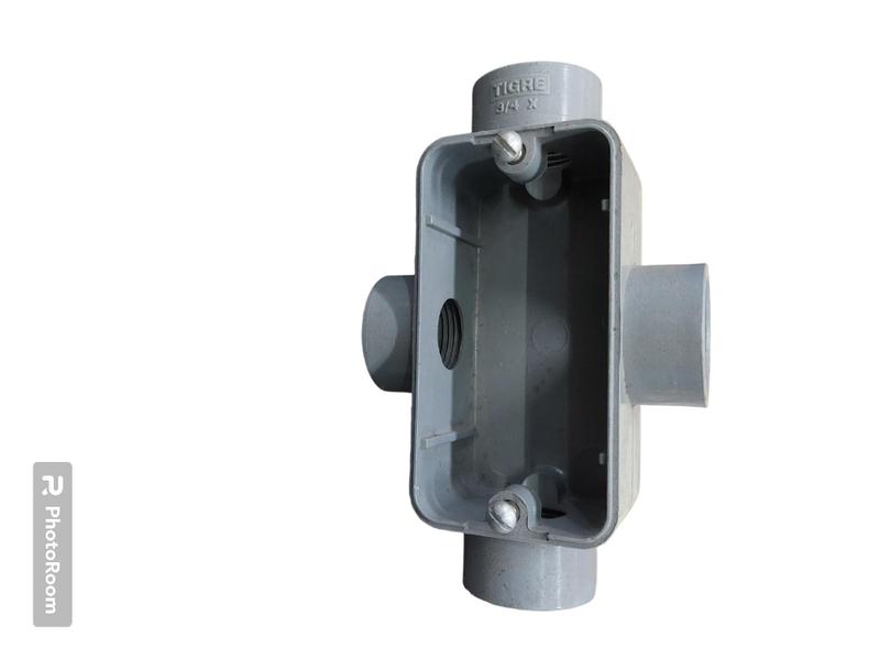 Condulete PVC Fixo 3/4 - 4 Entradas Tipo X Tigre - Condulete - Magazine ...