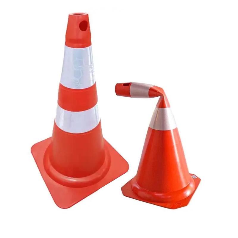 Cone Flexivel Refletivo 50cm Laranja E Branco - Plastcor - Cone de ...