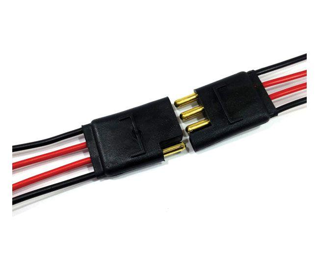 Conector 4 vias com fio de 4 mm - HERMES - Elétrica de Carro - Magazine ...