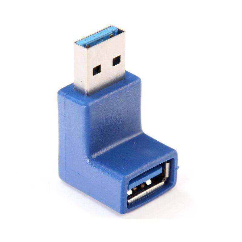 Conector adaptador usb 3.0 90 graus fêmea macho joelho angulado - Js Technology - Adaptador USB ...
