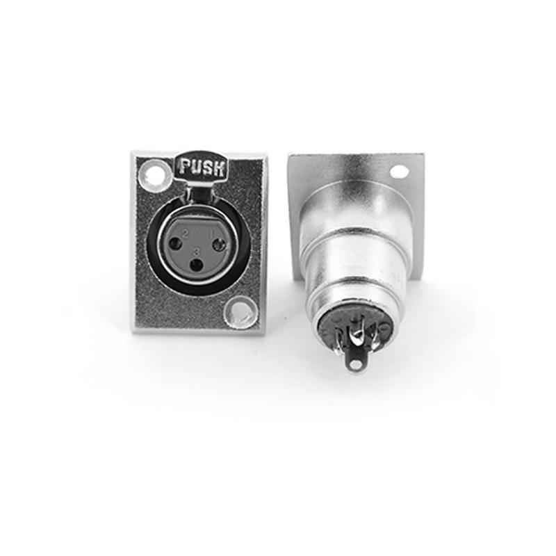 Conector Canon Fêmea para Painel - SOLUCAO - Conector / Plug XLR ...