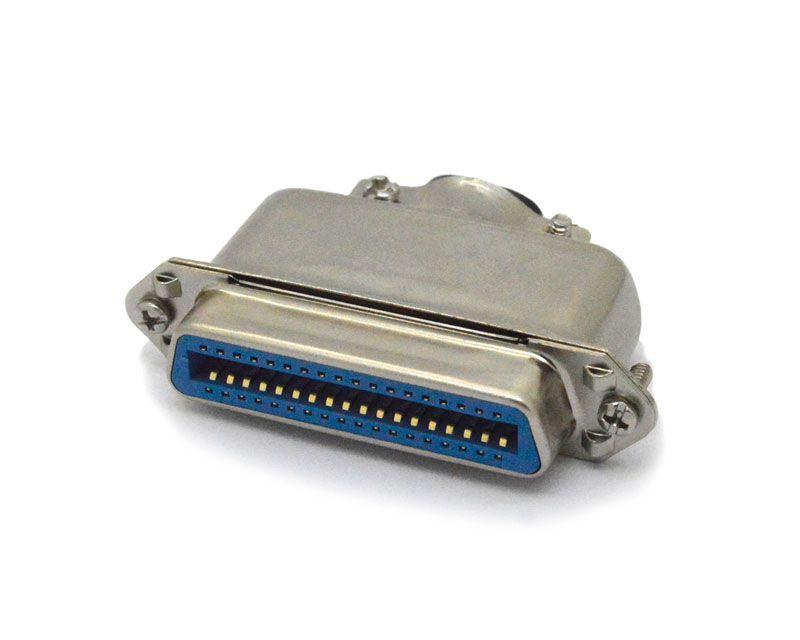 Conector Centronics Fêmea Solda Fio DS1078-36FOL com Capa Metálica - 36 Vias - Connfly ...