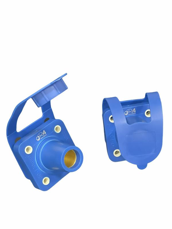 Conector De Cabos Camlock / Cam Lock Painel Fêmea 400A Azul - R4 ...