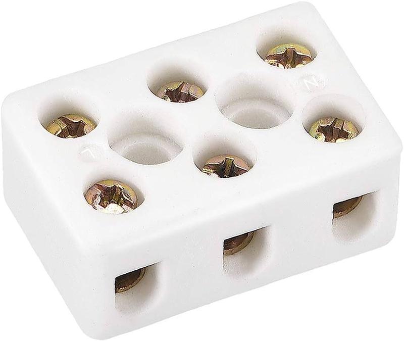 Conector de porcelana 3 polos 10 mm - 7899095409491 - FETAK ...