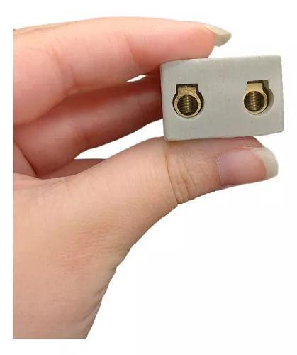 Conector De Porcelana Para Fios Chuveiro 16mm De 2 Polos - Thompson ...