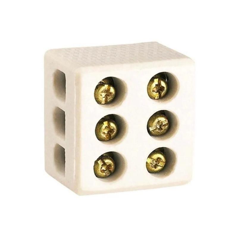 Conector De Porcelana Tripolar Para Fio 10mm - Melhores Ofertas ...
