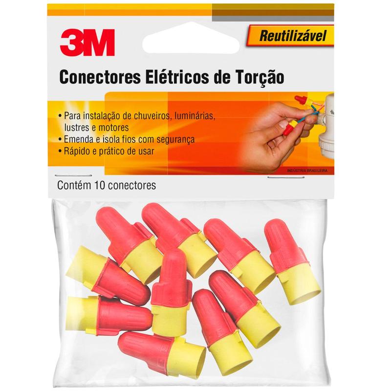 Conector de torção emenda para fios e cabos scotchlock RY 10 unidades ...
