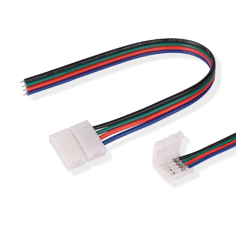 Conector Fita Led 10mm Rgb 4 Vias 1 Terminal - Green Lantern - Fita de ...