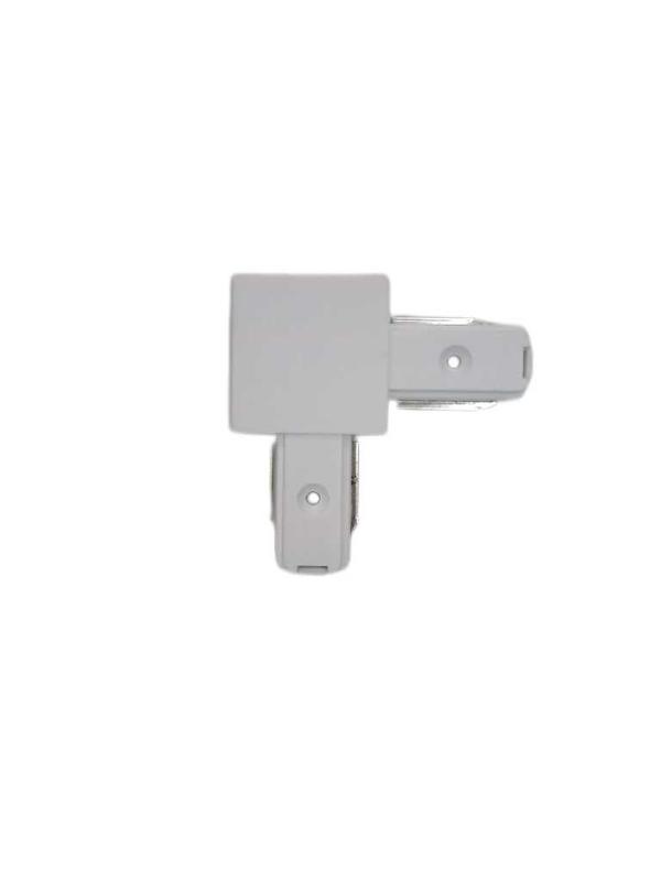 Conector L Branco para trilho eletrificado - xtled - Peças para Trilho ...