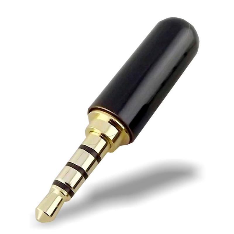 Conector P2 Stereo 4C - Gold/Pt - SOLUCAO - Conectores Elétricos ...