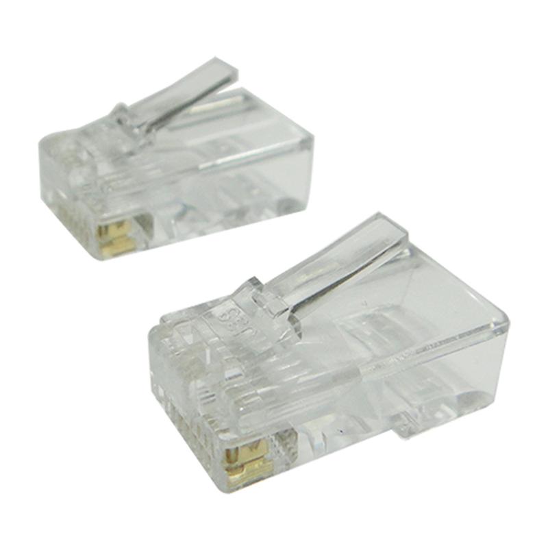 Conector Rj45 8x8 Cat5e (pacote C/500 Conectores) Cy-p8p8c00-500 - PC ...