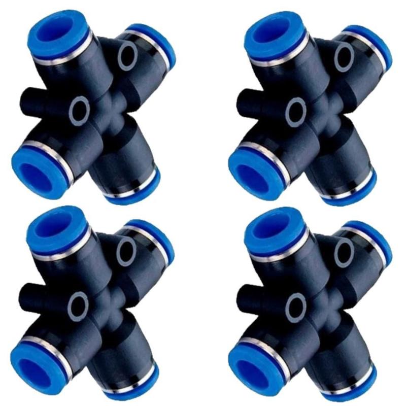 Conexão Pneumática União Cruzeta 06mm 4 Unidades - AT - Autopeças ...