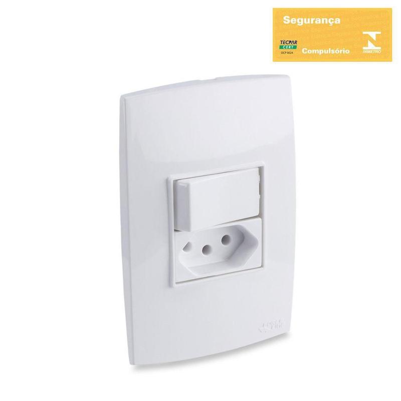 Conjunto 1 Interruptor Paralelo E 1 Tomada 20A Force Line - Forceline ...