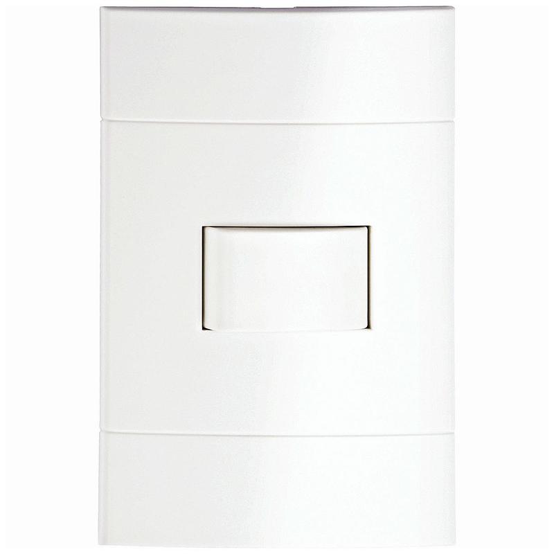 Conjunto 1 Interruptor Simples 10A 250V 4X2 Branco Lunare - SCHNEIDER ...