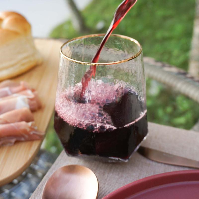 Conjunto 2 Copos de Cristal com Borda Dourada Taj 550ml - Wolff - Copos - Magazine Luiza