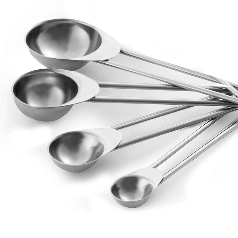Conjunto 4 Colheres Medidoras Aço Inox Mimo Style - Medidores e ...