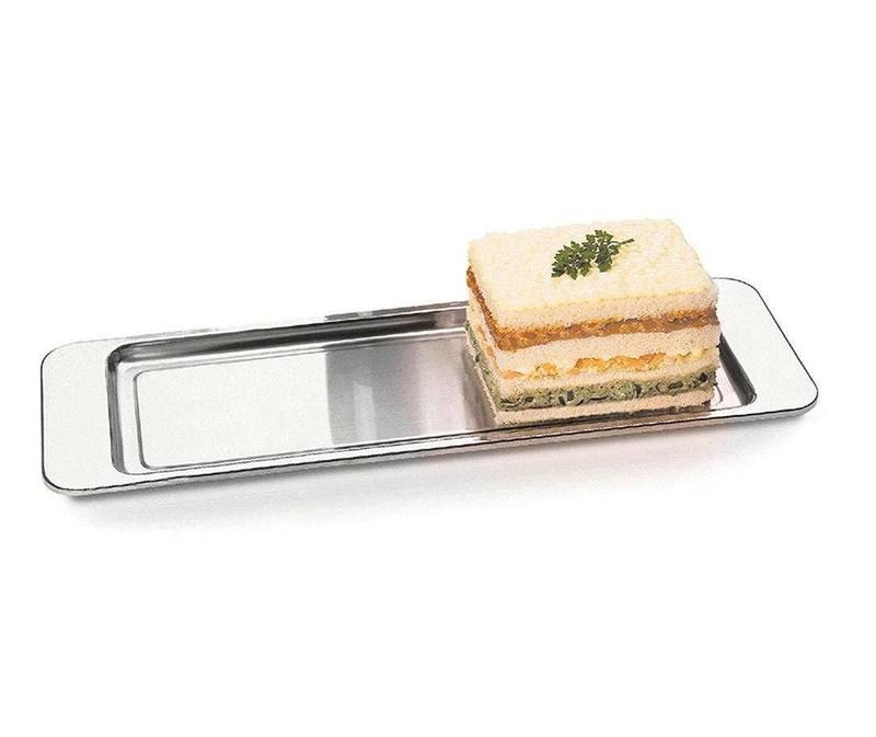 Conjunto 6 Bandejas Inox Torta Fria 44X14 Cm Sem Alças Forma - Forma ...