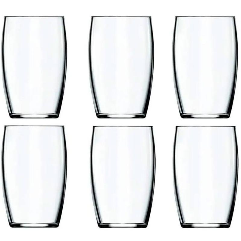 Conjunto 6 Copos de Vidro para Água Suco e Refrigerante Prosa Nadir ...