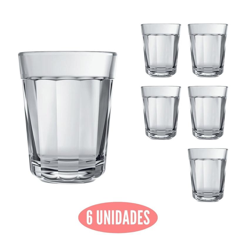 Conjunto 6 Copos Dose Americano 45ml Shot Cachaça Nadir - NADIR ...