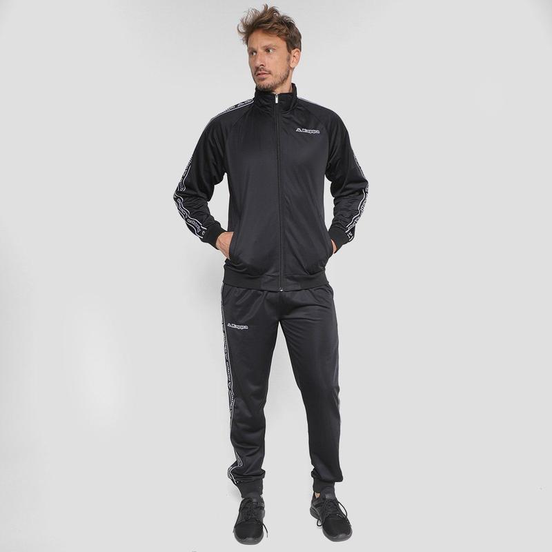 Conjunto Agasalho Kappa Trilobal Sport Suit Masculino - Conjunto de ...