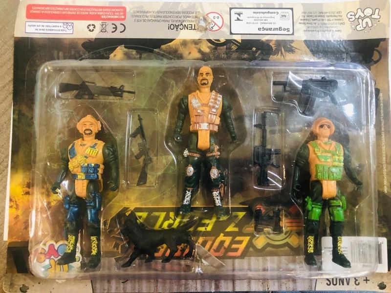 Conjunto Bonecos Soldados + Acessórios Equipe Z Force - IMPT - Bonecos ...