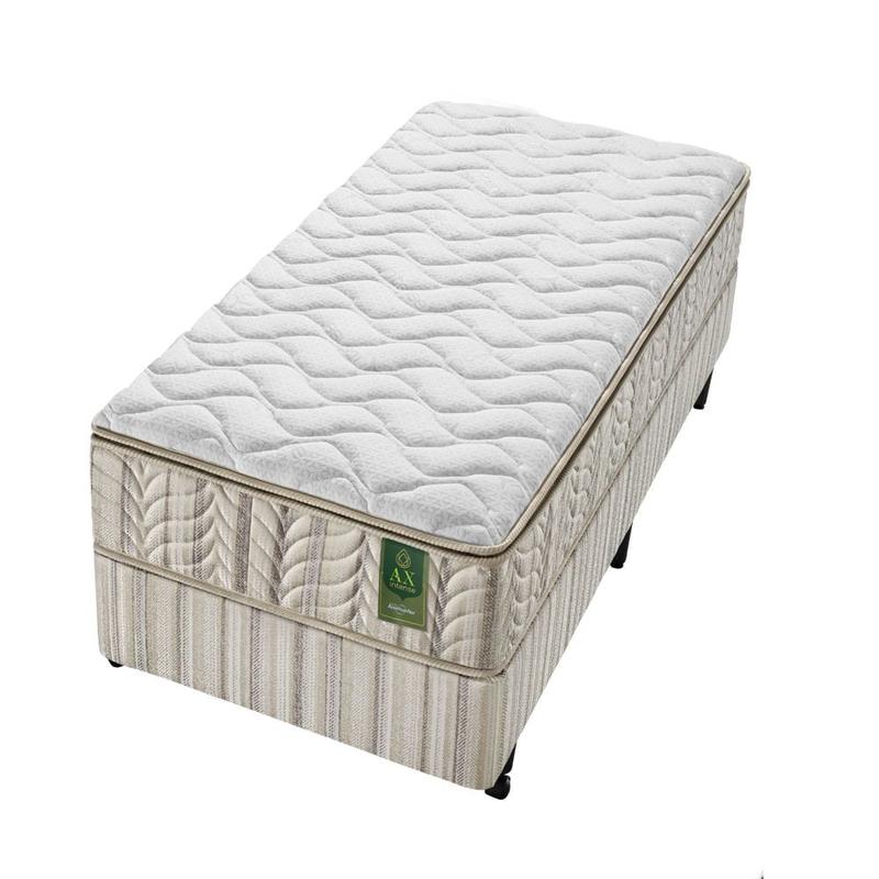 Conjunto Box Solteiro Molas Ensacadas Americanflex Ax Intense ...