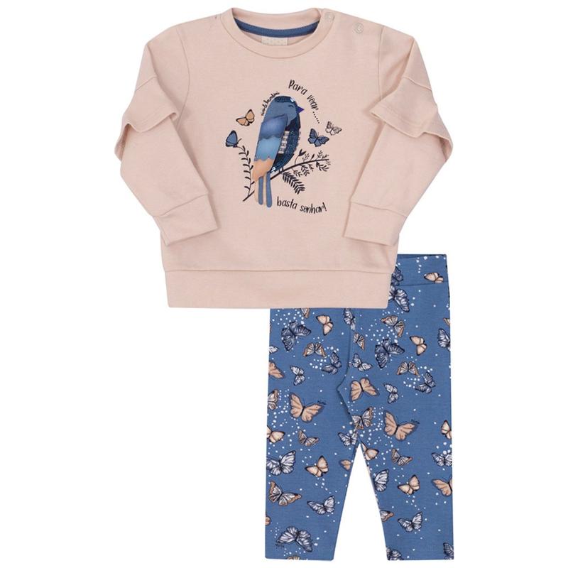 Conjunto Calça e Casaco Sonhadora Nini e Bambini - Nini & Bambini ...