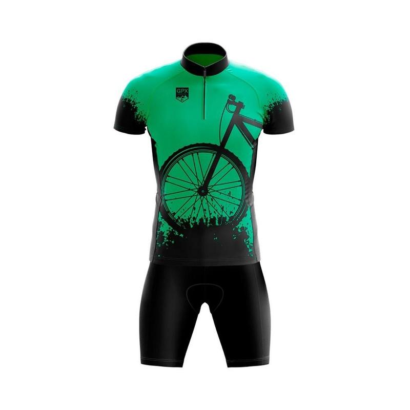 Conjunto Ciclismo Bermuda e Camisa GPX Bike Black - Diversos Modelos - GPX Sports - Conjunto ...