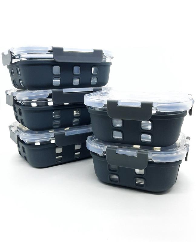 Conjunto Com 5 Peças De Potes De Vidro - Members Mark - Pote - Magazine ...