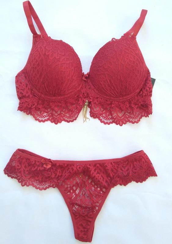 Conjunto com aro inteiro renda e joia - Mari Moda Criativa - Conjunto ...