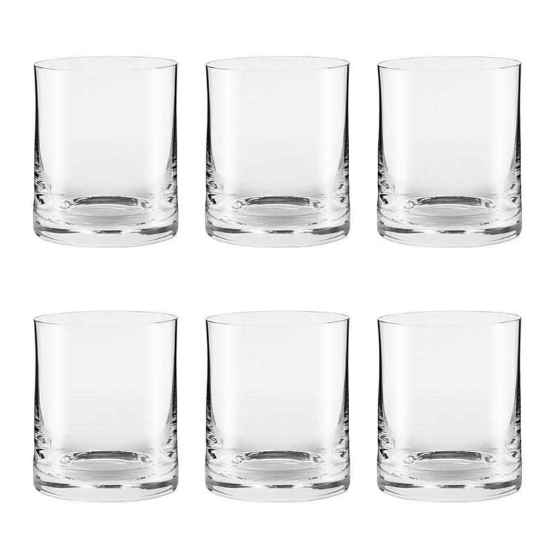 Conjunto De 6 Copos Para On The Rocks Classic 340 Oxford Crystal