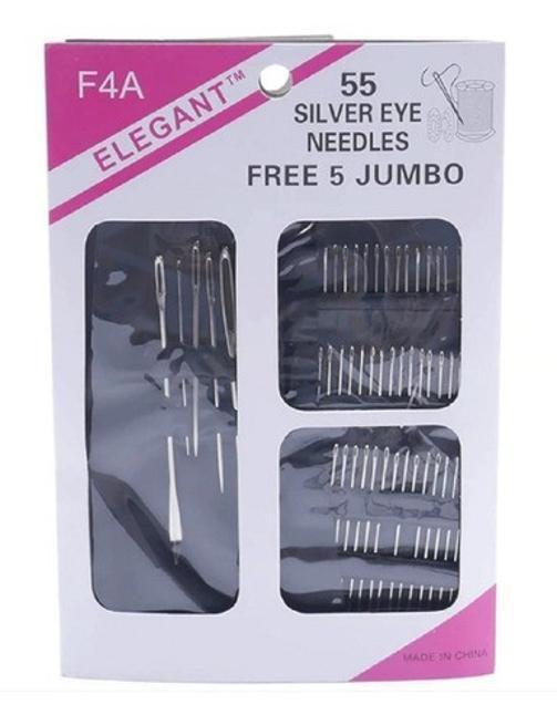 Conjunto De Agulhas Grandes De Costura Para Roupas- Couro Cr - F4A ...